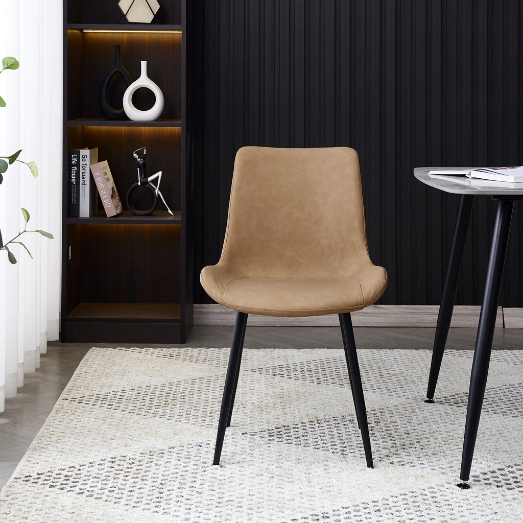 Apollo Dining Chairs - Beige (4pce)