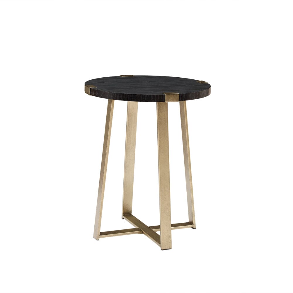 CAPRI End Table - Black and gold